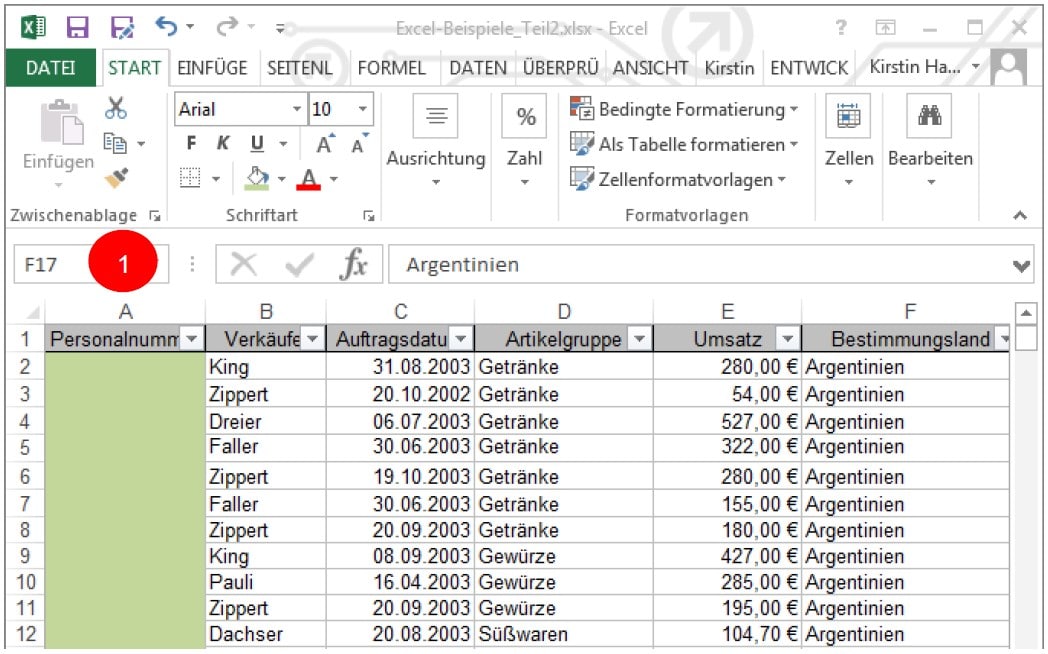 Excel - so funktioniert der S-Verweis | sekretaria.de
