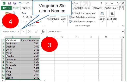 Excel - so funktioniert der S-Verweis | sekretaria.de