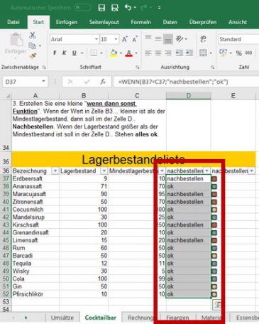 Bedingte Formatierung in Excel 2016 einrichten | sekretaria.de